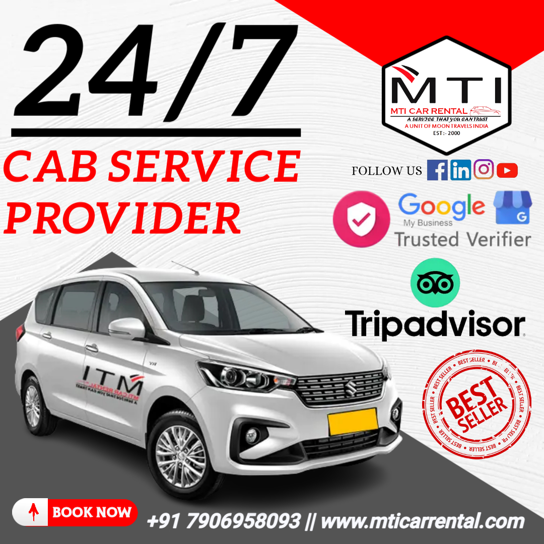 24/7 Cab Service - MTI Car Rental - Your Reliable Partner