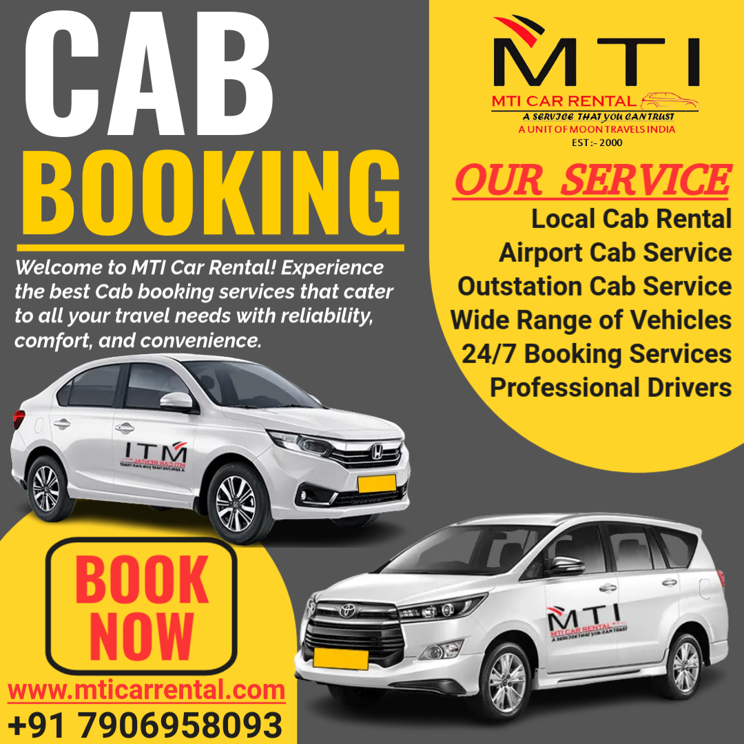 Cab Booking - MTI Car Rental - India No.1 & Most Trusted Taxi Service