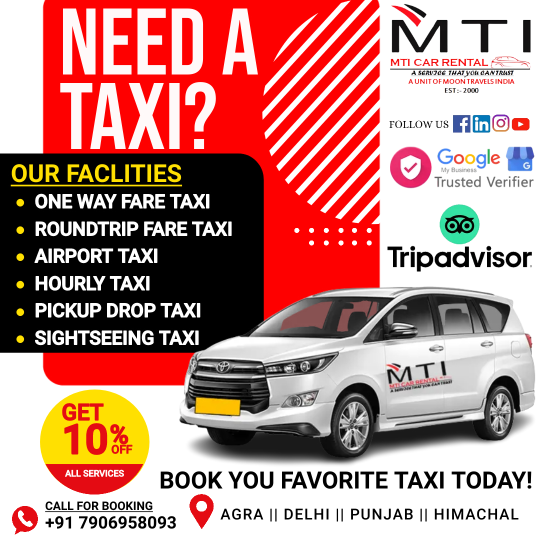 Need a Taxi - MTI Car Rental - India No.1 & Most Trusted Taxi Service